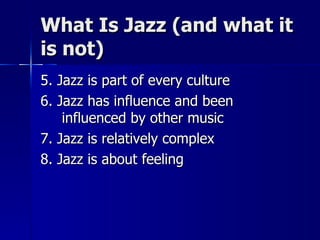 Lesson 1 what is jazz | PPT