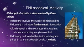Lesson 1- What is Philosophy - Hand outs.pptx | Science