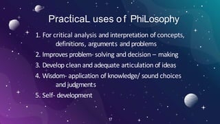 Lesson 1- What is Philosophy - Hand outs.pptx | Science