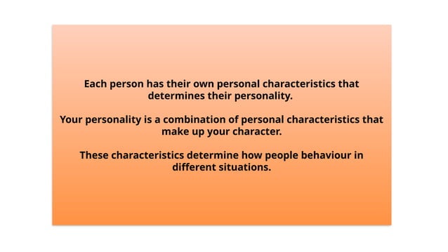 Lesson 1 - Who am I ? An exploration of self | PPTX