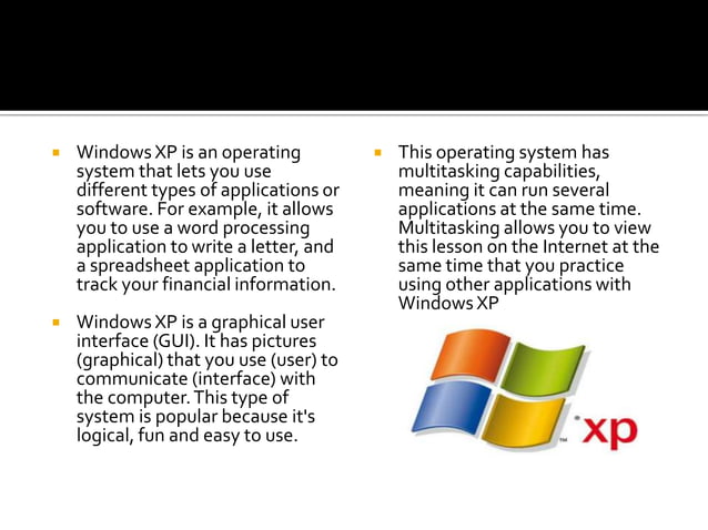 Lesson1 windows xp | PPT