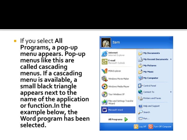 Lesson1 windows xp | PPT