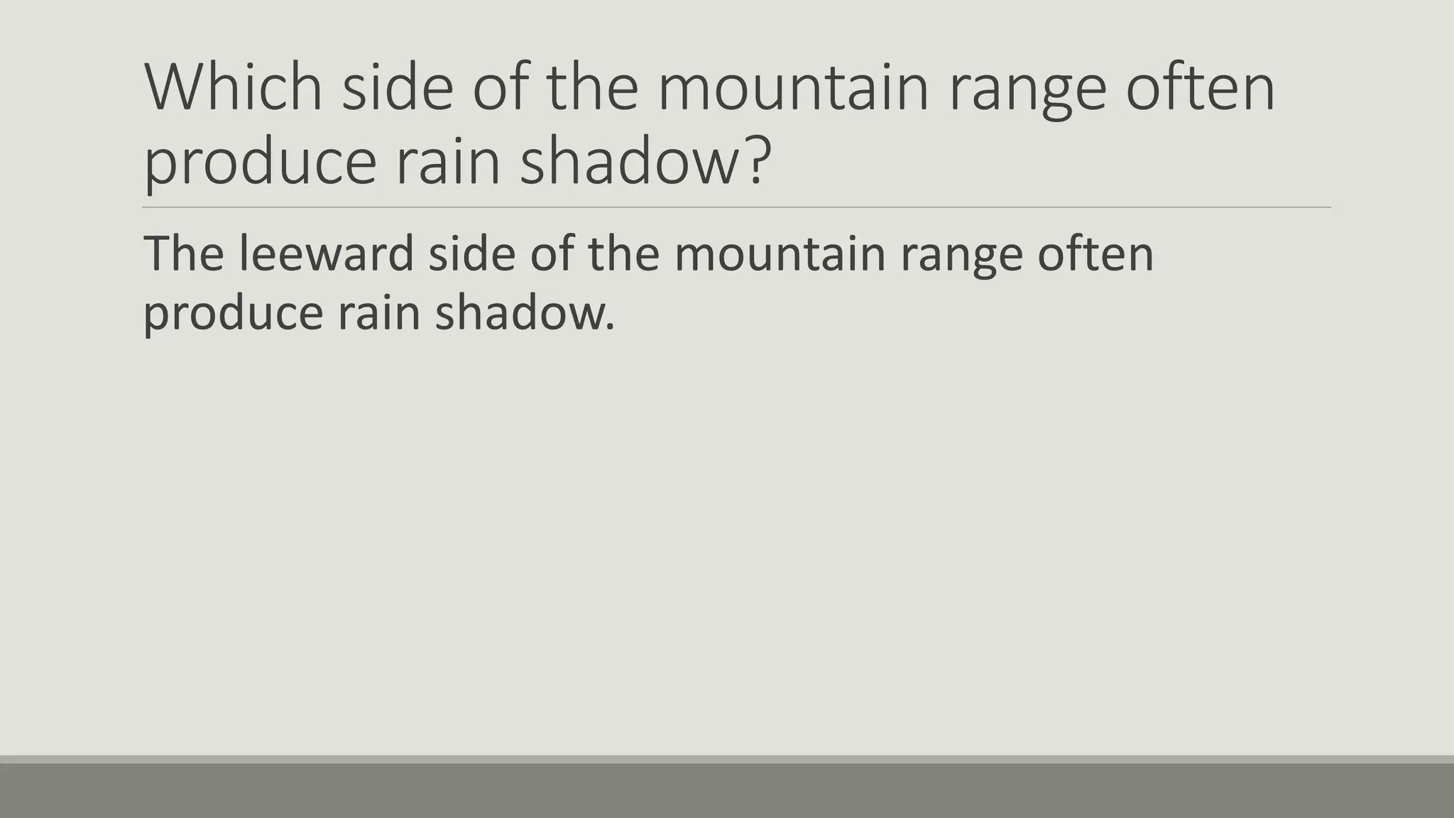 Science 9 Quarter 3 Lesson 10: Explain how topography affects climate ...