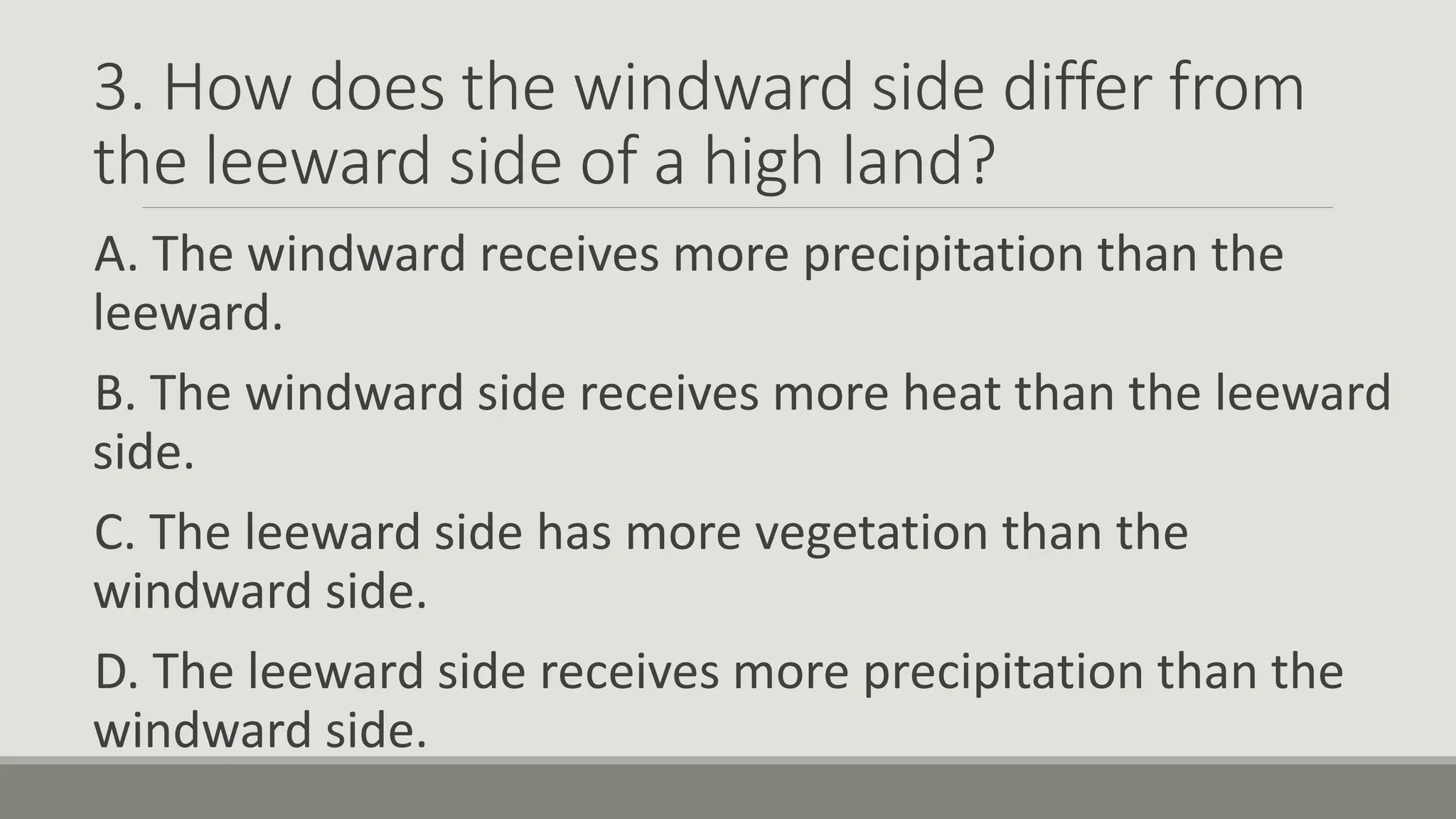 Science 9 Quarter 3 Lesson 10: Explain how topography affects climate ...