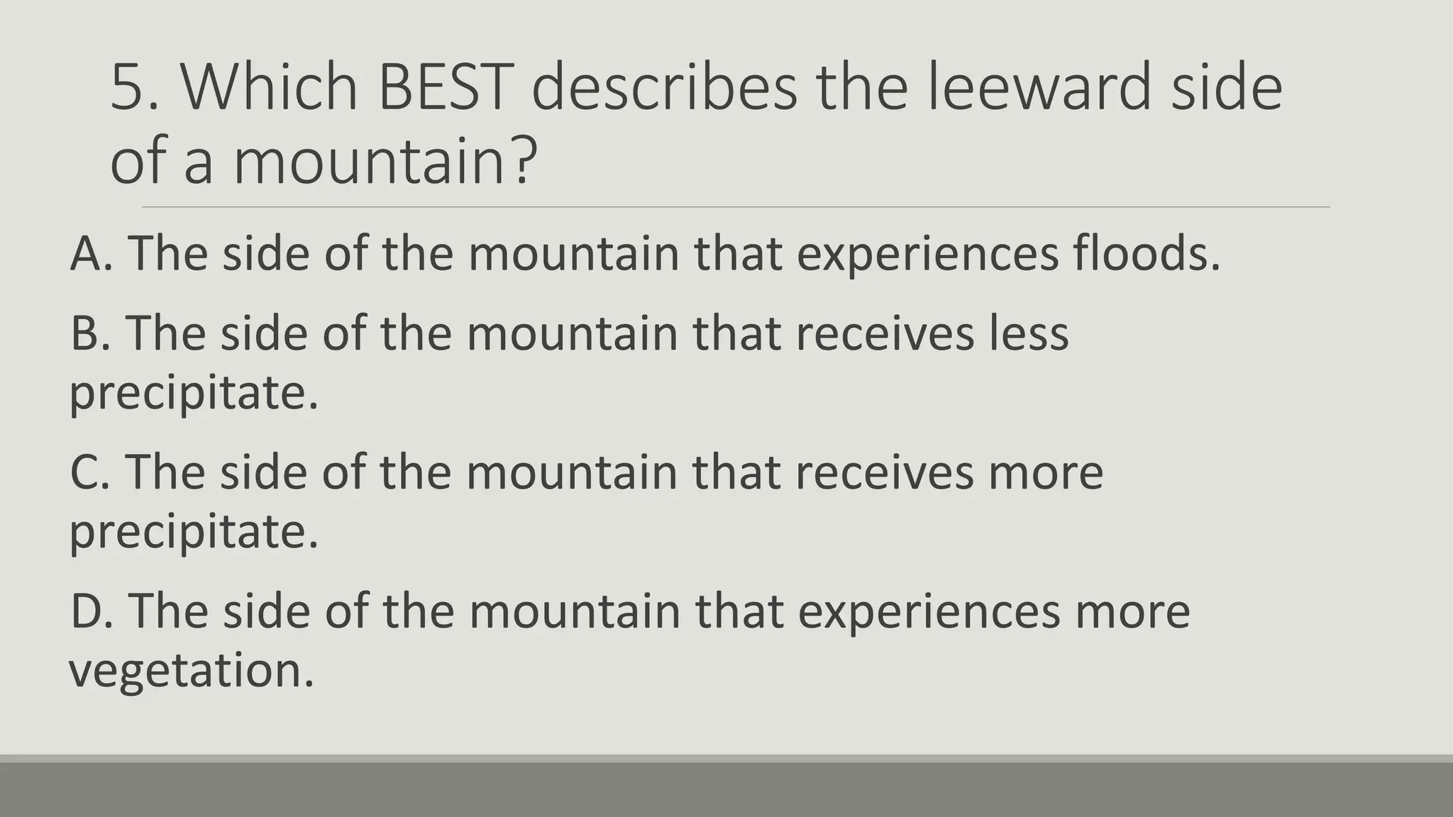 Science 9 Quarter 3 Lesson 10: Explain how topography affects climate ...
