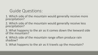 Science 9 Quarter 3 Lesson 10: Explain how topography affects climate ...