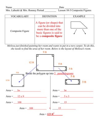 Lesson 10 3 composite figures | DOCX