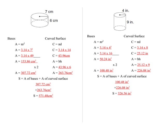 Lesson 10 7 surface area-cylinder | DOC