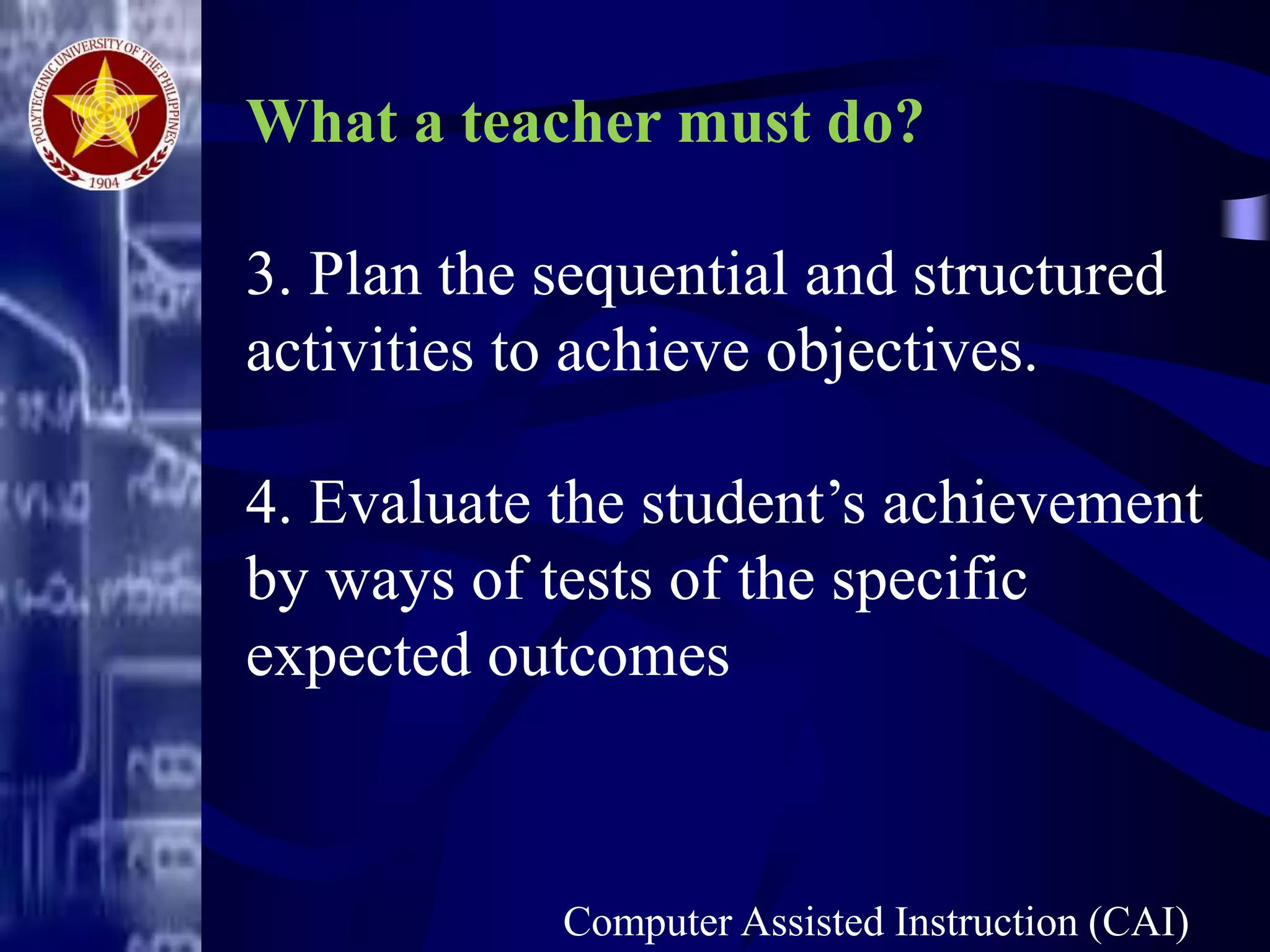Lesson 10 computer as a tutor | PPT