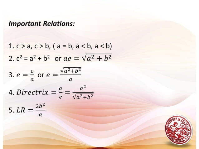 Lesson 10 Conic Sections Hyperbola Ppt