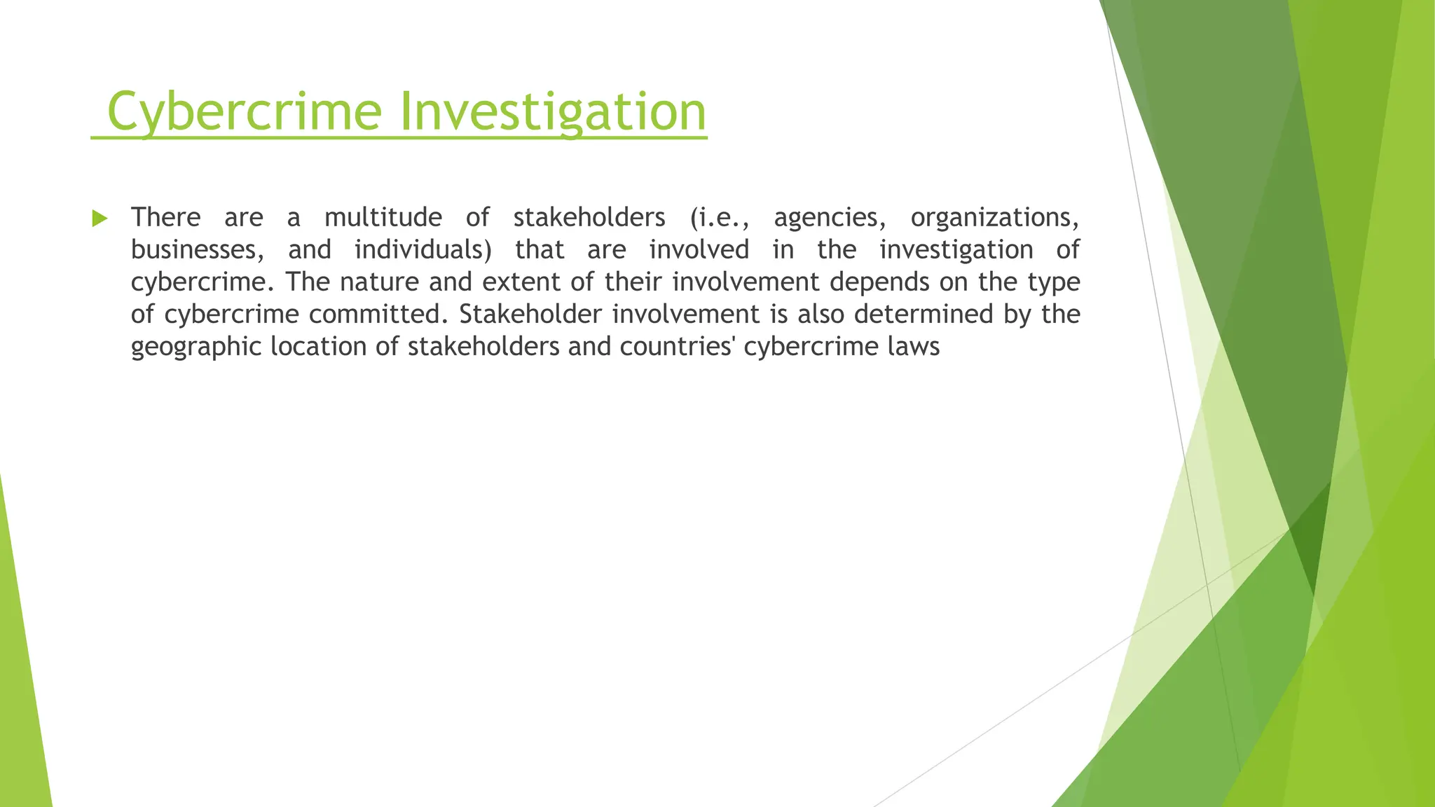 Cybercrimes in cybersecurity Investigations.pptx