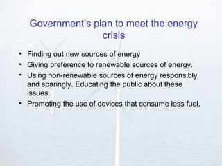 Energy | PPT | Power and Energy Industry | Industries