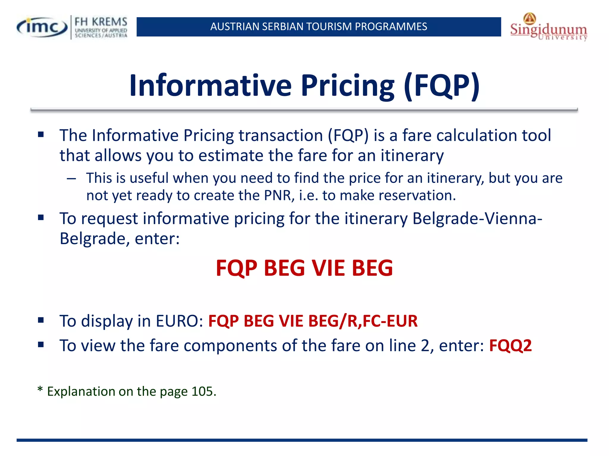Lesson 10 Fare Quote | PPTX