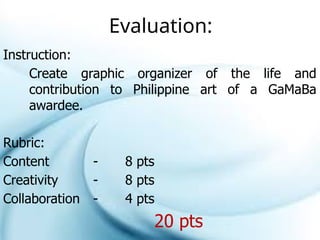 Gamaba Awardess of the Philippines (First 5).pptx
