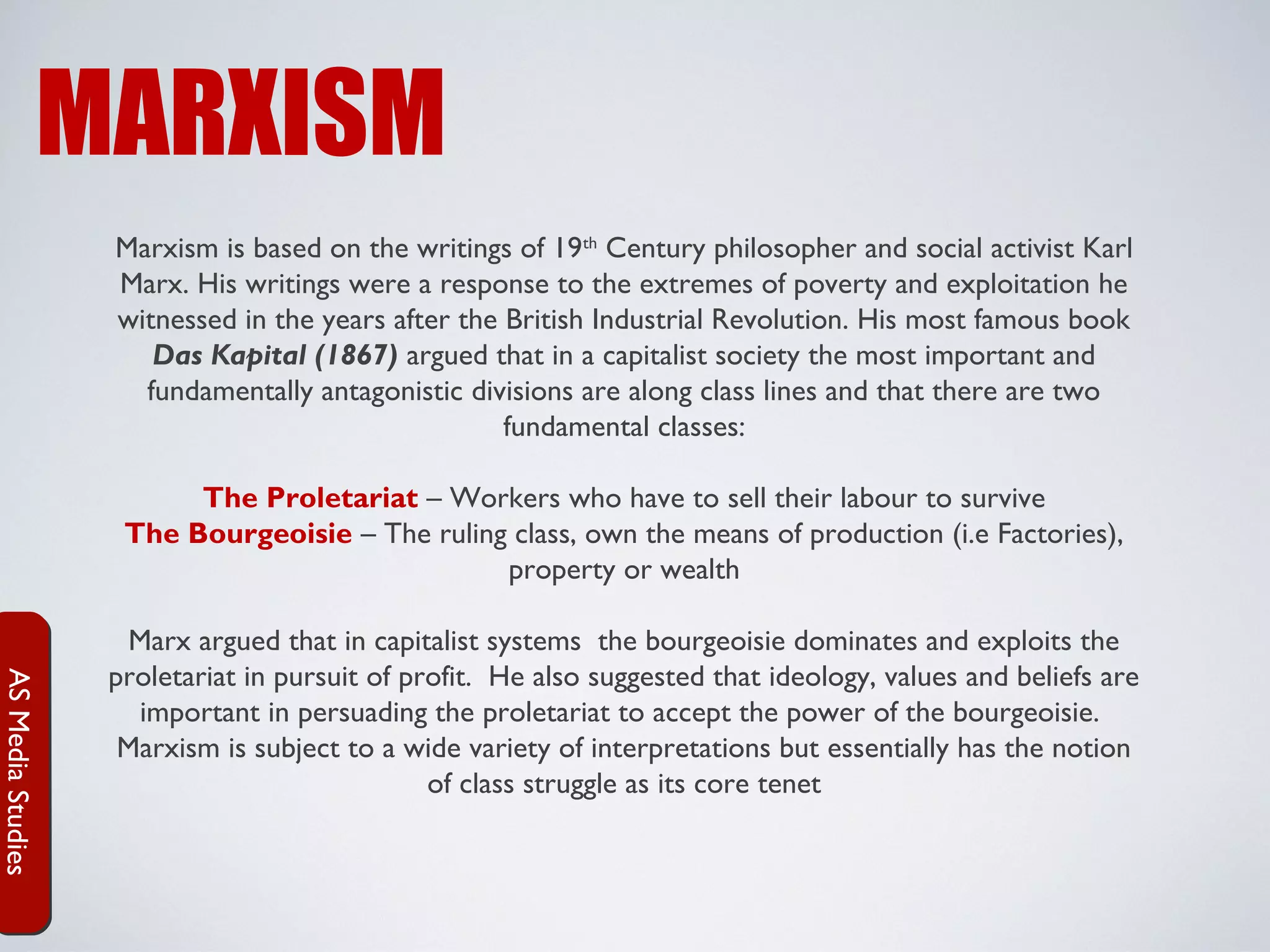 Lesson 10 marxism & hegemony | PPT