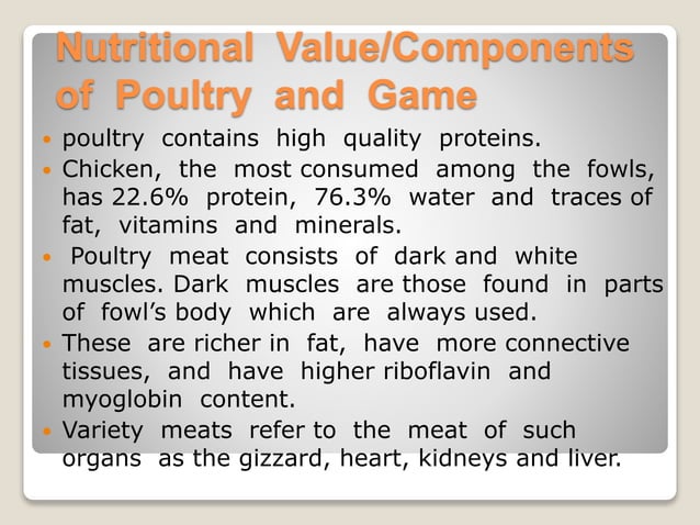 Lesson 10 - Prepare Poultry and Game Dishes.pptx