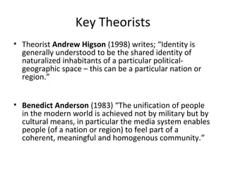 Lesson 10 regional and national identity | PPT
