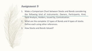 Lesson 10 stocks and bonds | PPTX