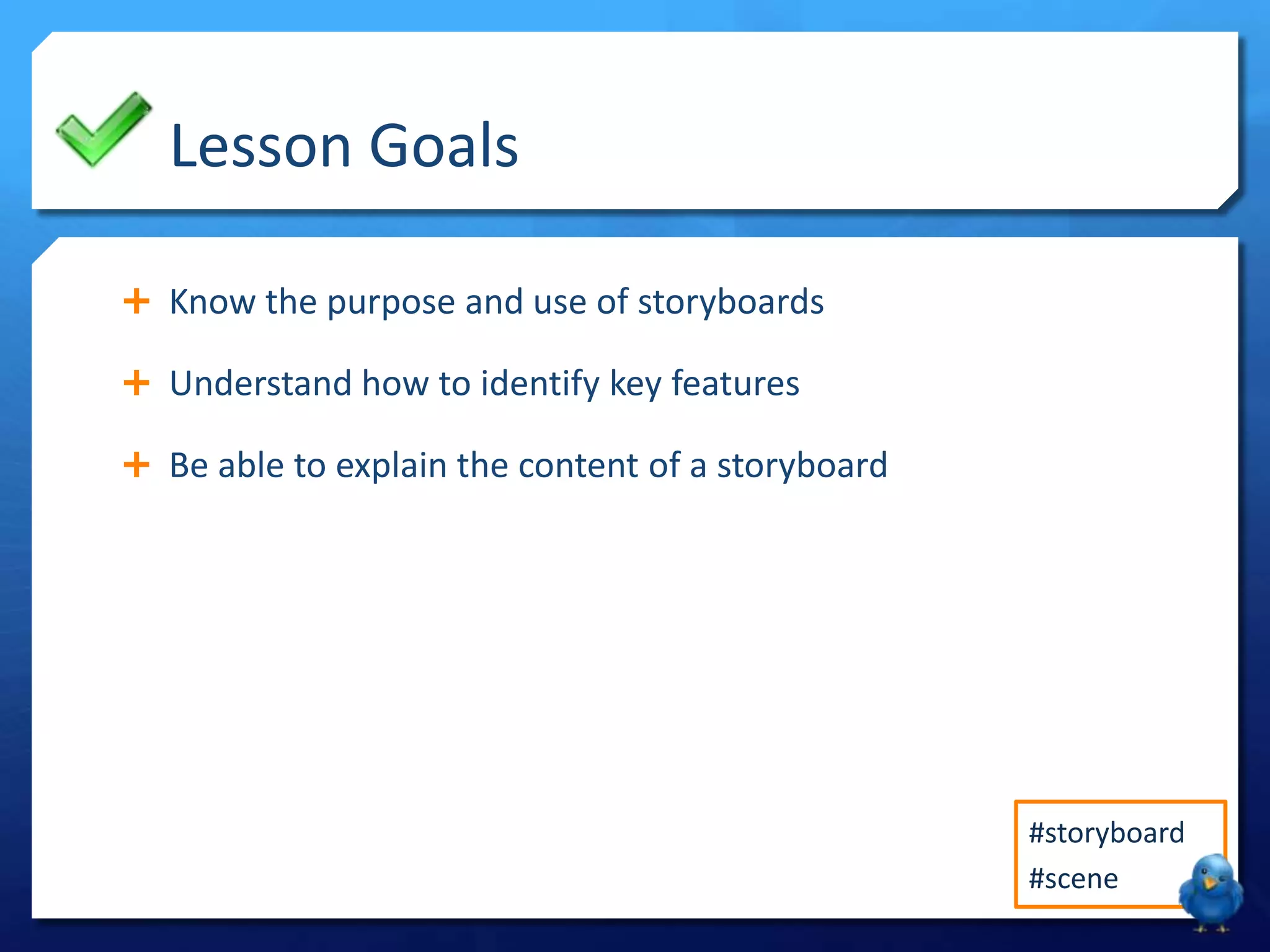 LO1 - Lesson 10 - Storyboard | PPT