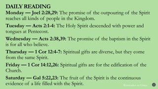 Lesson 10 - The Holy Spirit — The Empowerer.pptx