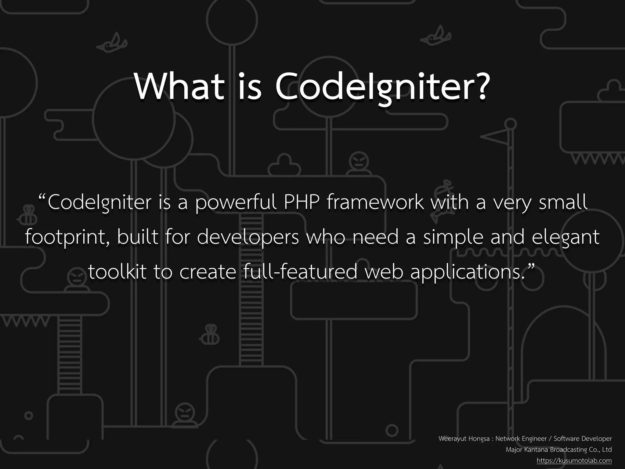 CodeIgniter For Project : Lesson 103 - Introduction to Codeigniter | PDF | Web Development ...