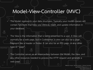 CodeIgniter For Project : Lesson 103 - Introduction to Codeigniter | PDF | Web Development ...