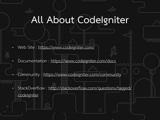 CodeIgniter For Project : Lesson 103 - Introduction to Codeigniter | PDF | Web Development ...