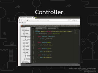 CodeIgniter For Project : Lesson 104 - Controller & View | PDF | Web Development | Internet