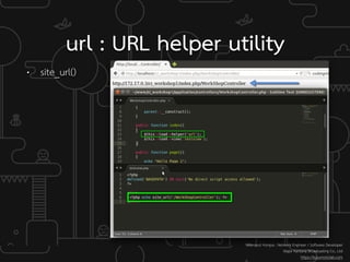 CodeIgniter For Project : Lesson 105 - Helper and Library | PPT