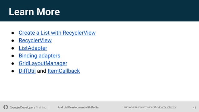 Lesson 10 Advanced RecyclerView use cases.pdf