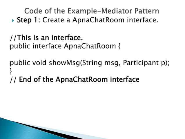 Lesson10 behavioral patterns | PPT