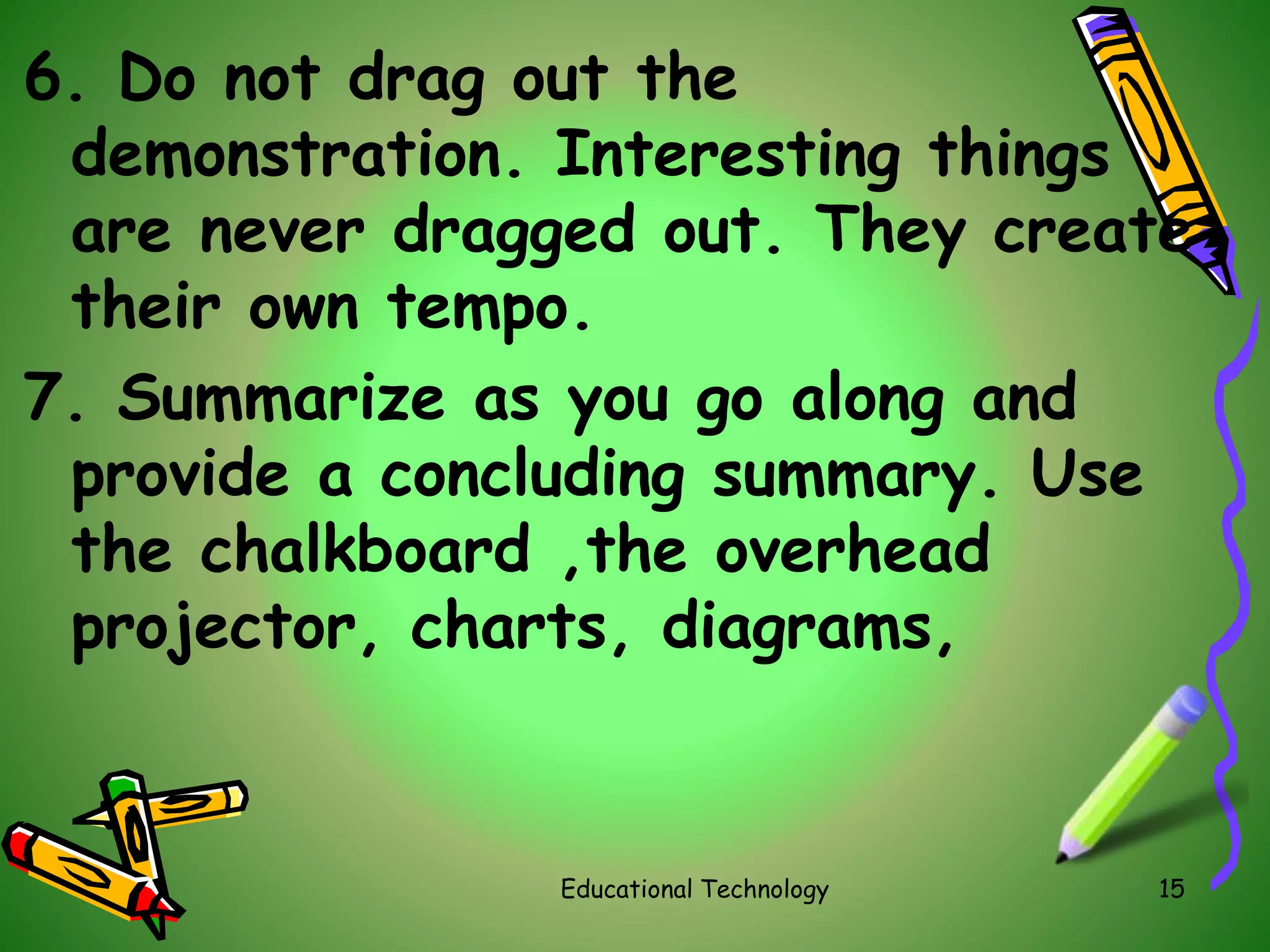 Demonstrations in teaching | PPTX