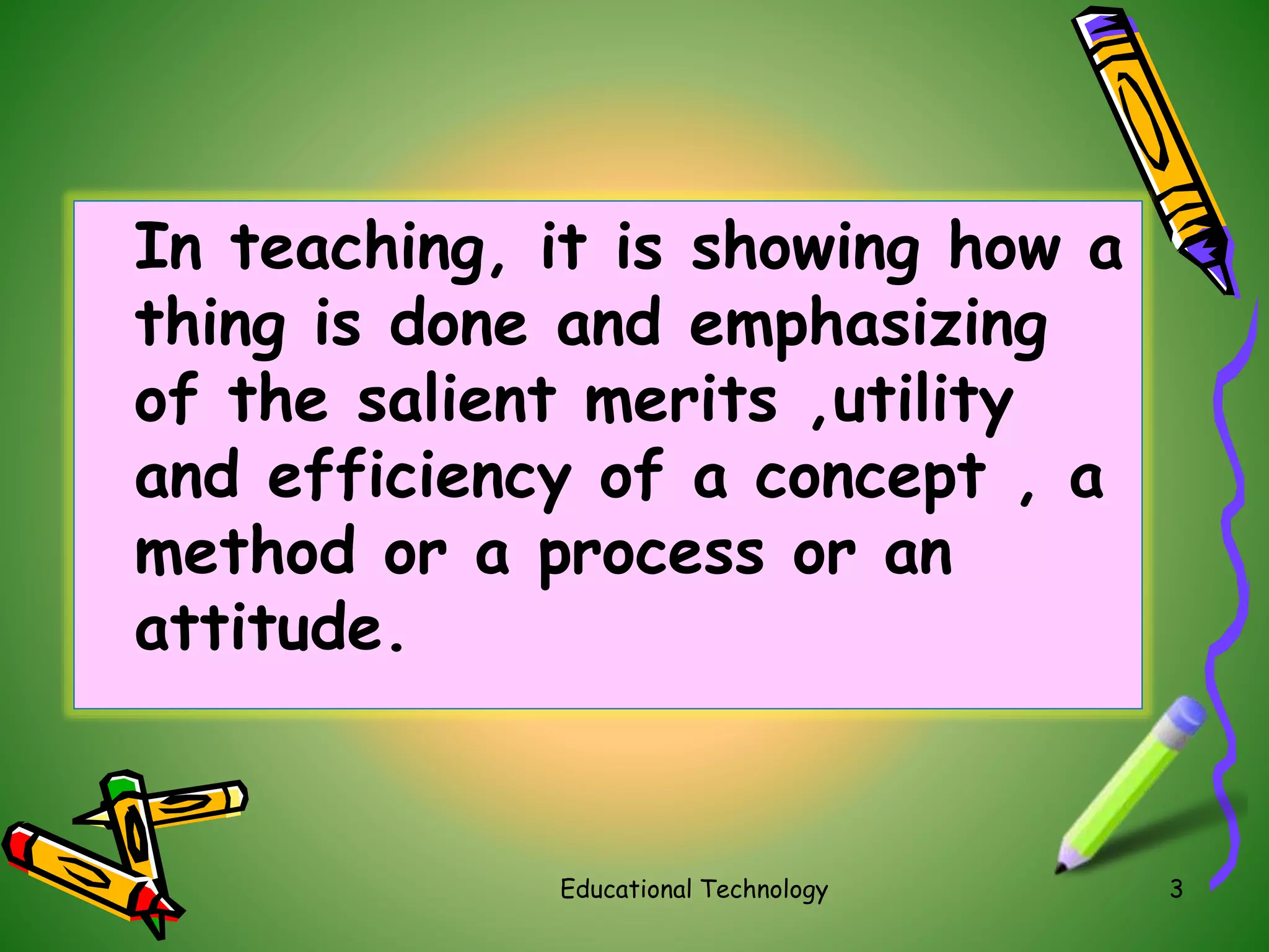 Demonstrations in teaching | PPTX