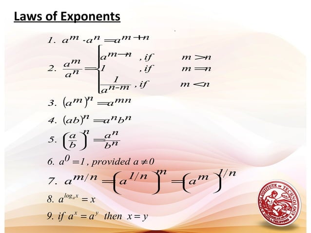 Lesson 10 derivative of exponential functions | PPT | Physics | Science