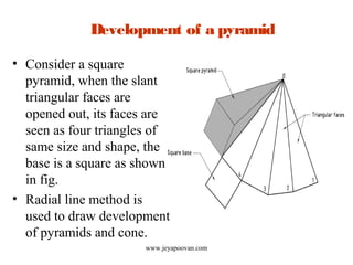 Lesson 10 Development of surfaces - Part II | PPT