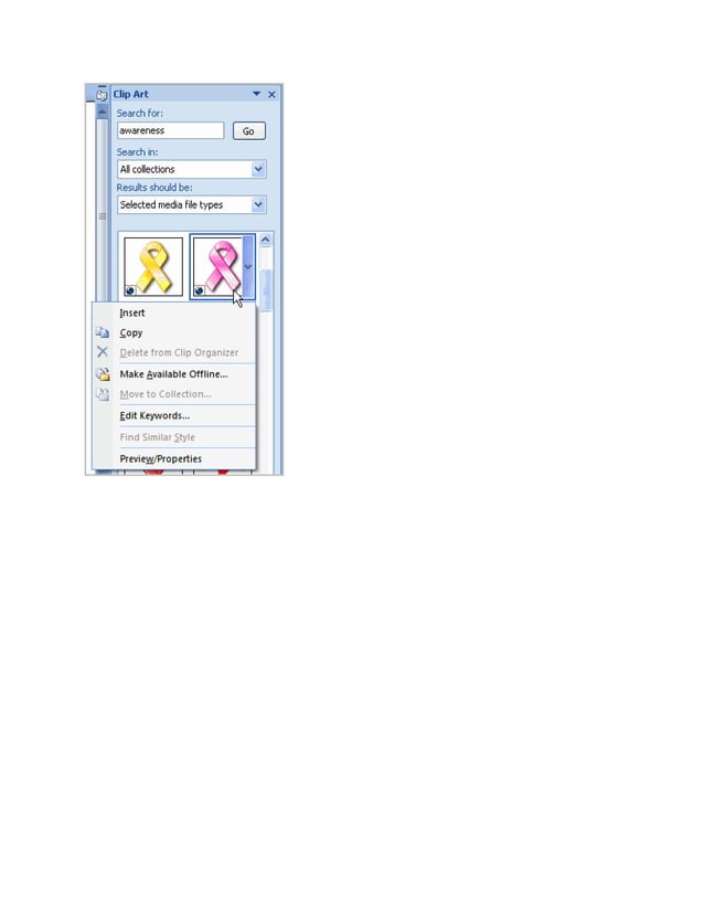 Word Lesson10 inserting clip art | DOCX