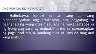 LESSON 10 PAGGALANG at pagsunod Edukasyon | PDF