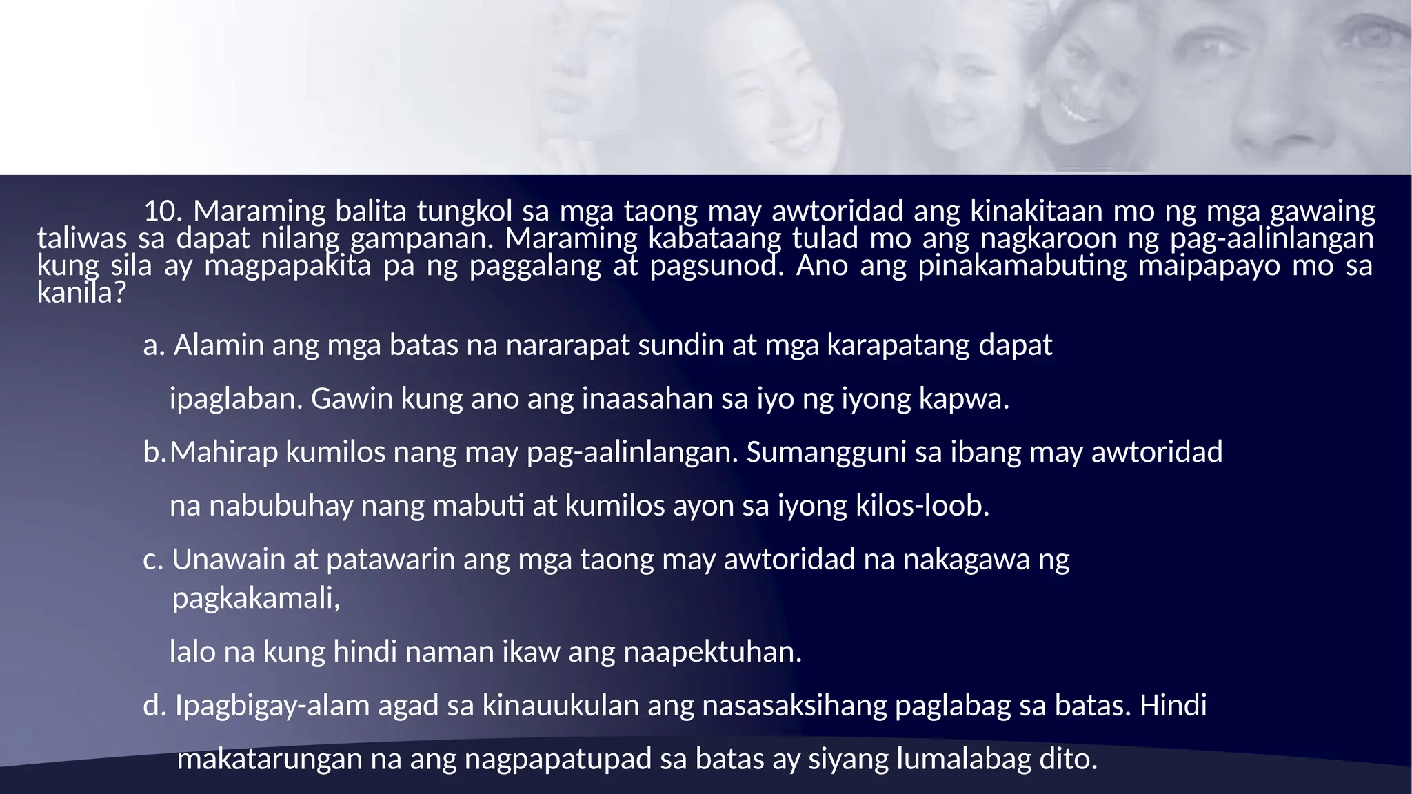 LESSON 10 PAGGALANG AT PAGSUNOD SA MAGULANG | PPTX