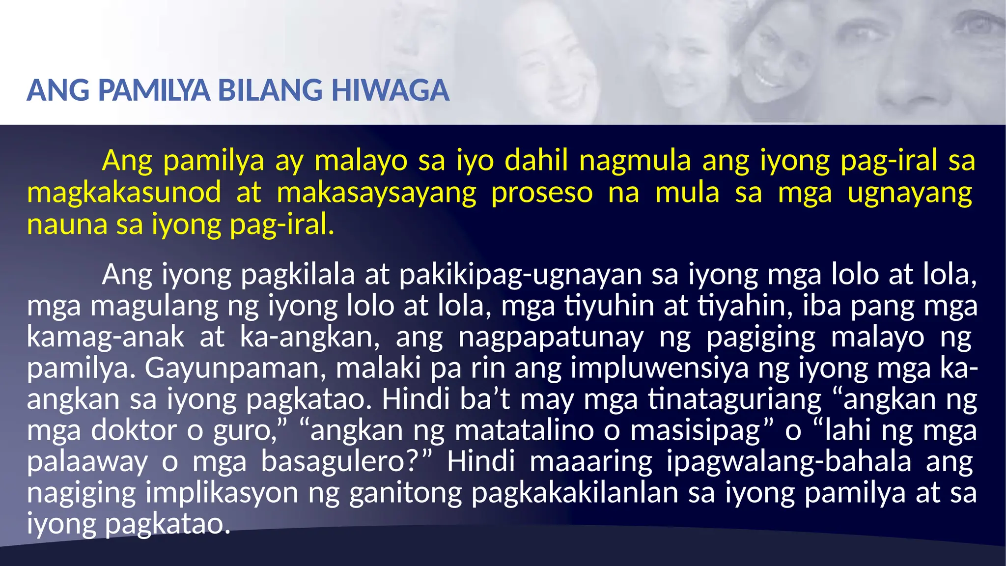 LESSON 10 PAGGALANG AT PAGSUNOD SA MAGULANG | PPTX