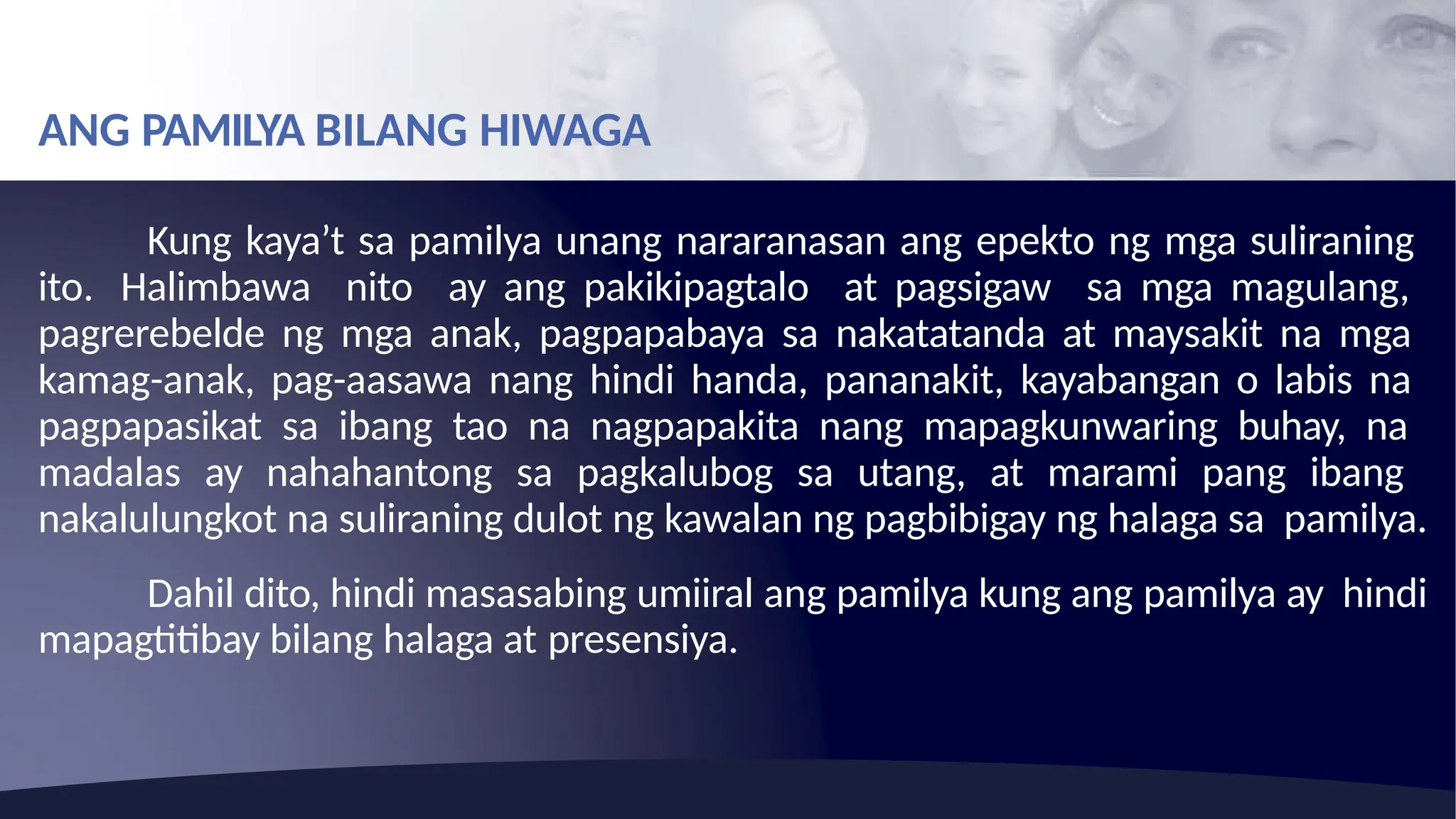 LESSON 10 PAGGALANG AT PAGSUNOD SA MAGULANG | PPTX