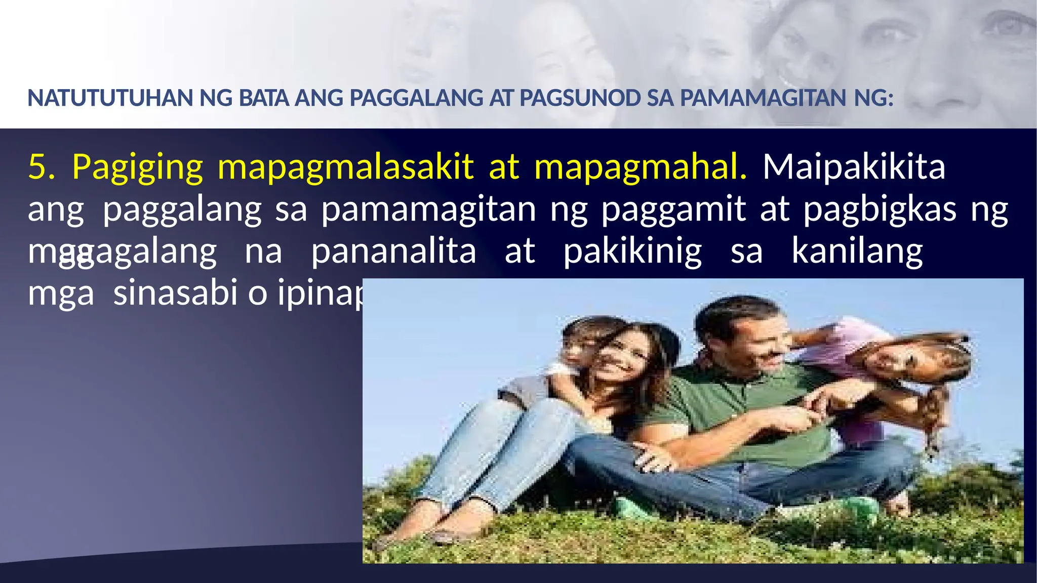 LESSON 10 PAGGALANG AT PAGSUNOD SA MAGULANG | PPTX