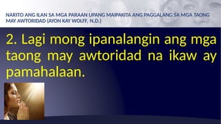 LESSON 10 PAGGALANG AT PAGSUNOD SA MAGULANG | PPTX