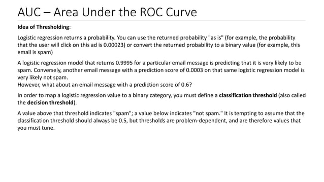 Performance Metrics for Machine Learning Algorithms | PDF