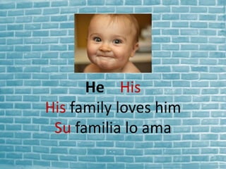 Lesson 10 possessive adjectives | PDF