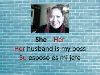 Lesson 10 possessive adjectives | PDF