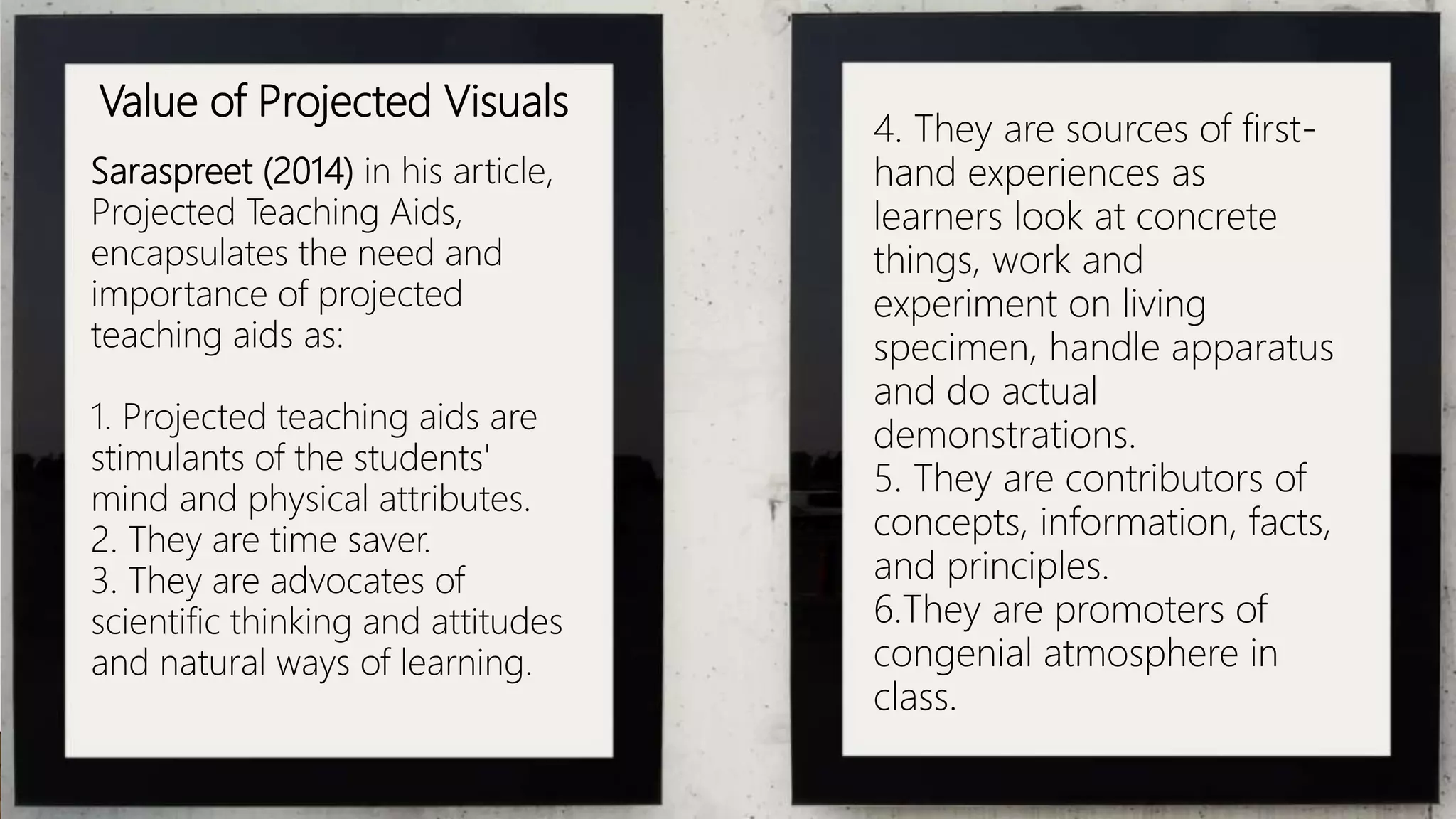 Lesson 10: Projected Media | PPTX