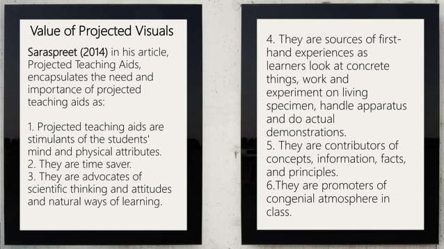 Lesson 10: Projected Media | PPTX