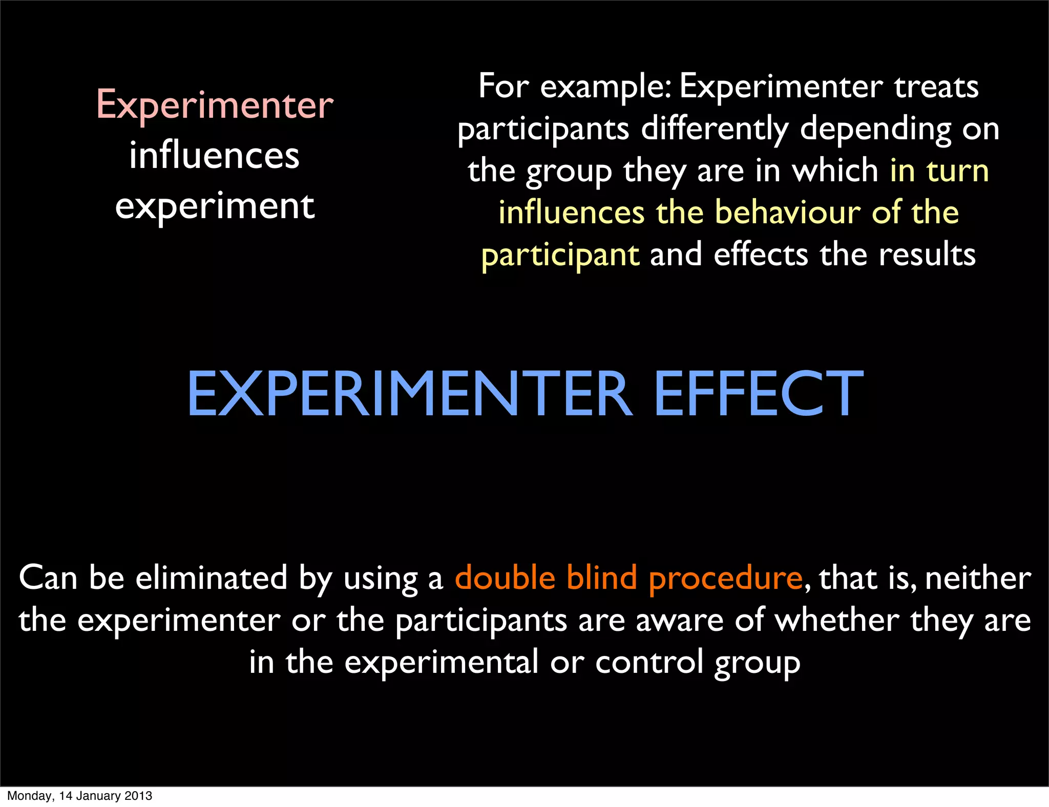 Lesson 10 research methods sampling and experimental design 2013 | PDF