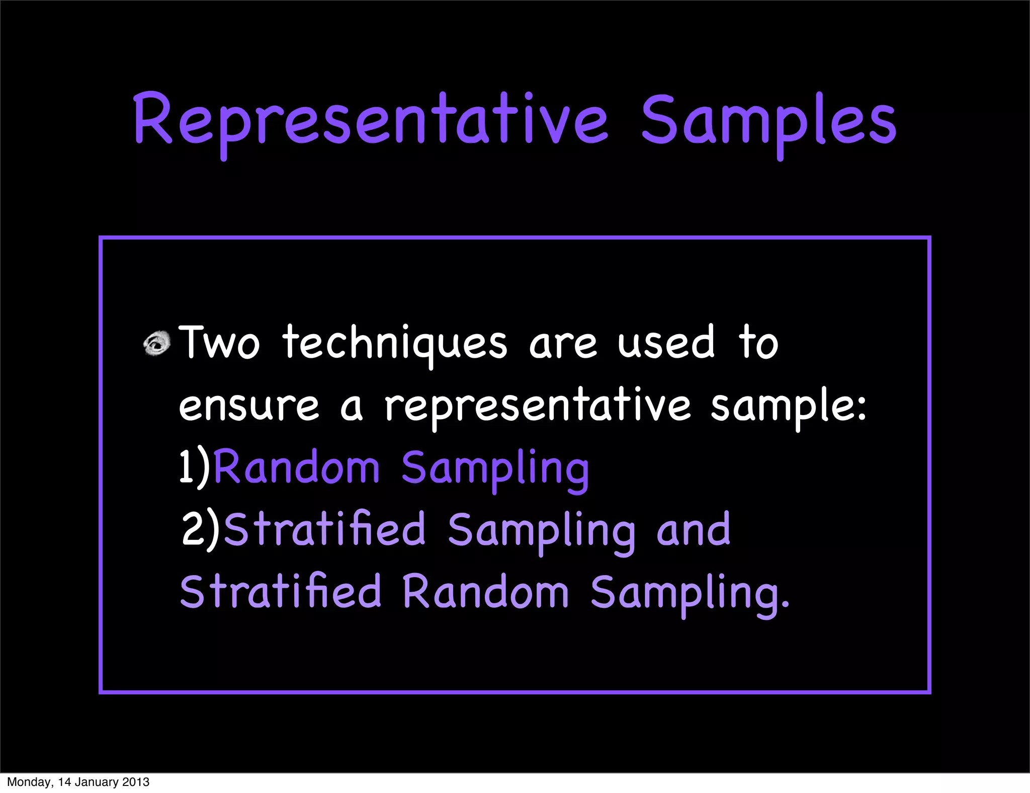 Lesson 10 research methods sampling and experimental design 2013 | PDF