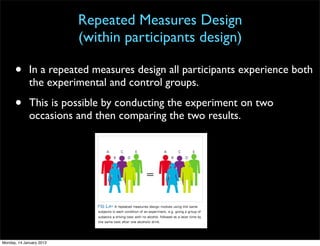 Lesson 10 research methods sampling and experimental design 2013 | PPT